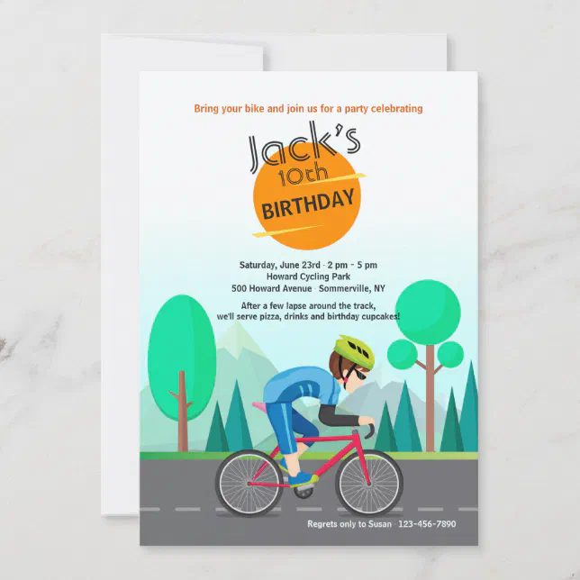 Love to Ride Invitation | Zazzle