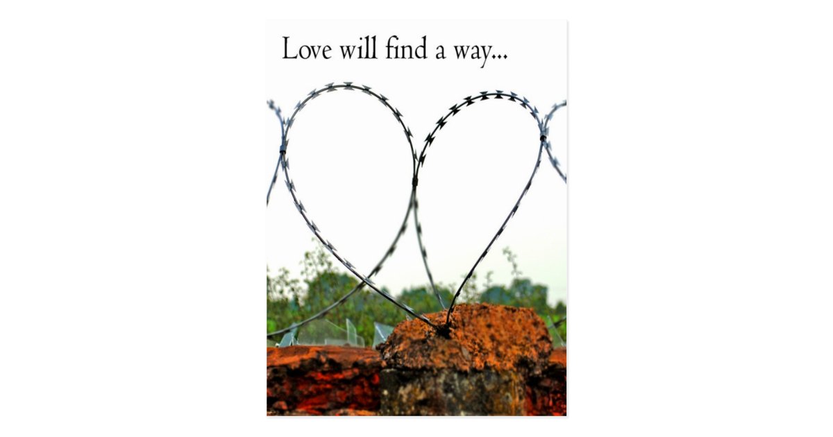 Love will find a way postcard | Zazzle.com