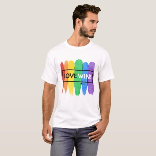 Love Wins T Shirt Zazzle