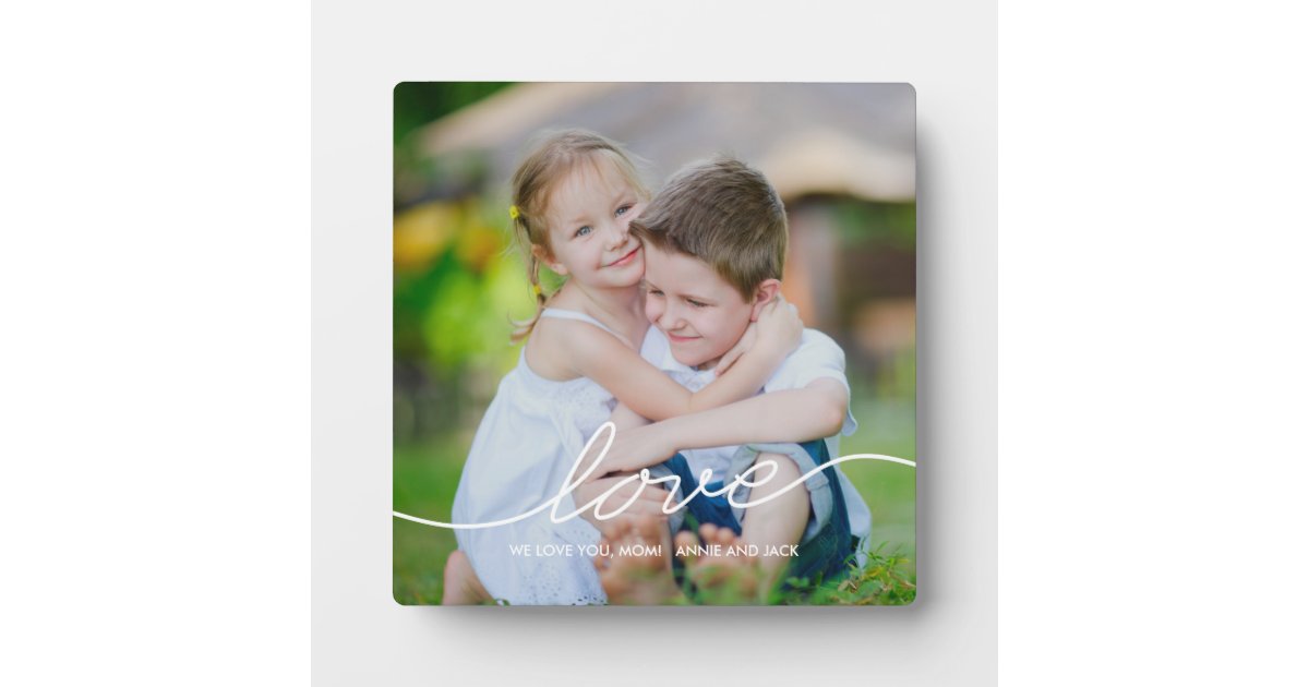 LOVE Writing Custom Frame | Zazzle
