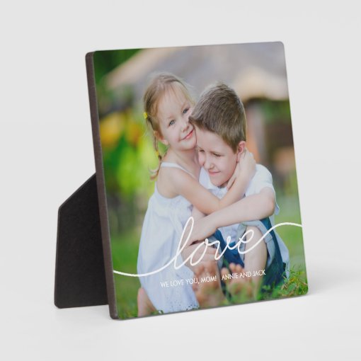 LOVE Writing Custom Frame | Zazzle