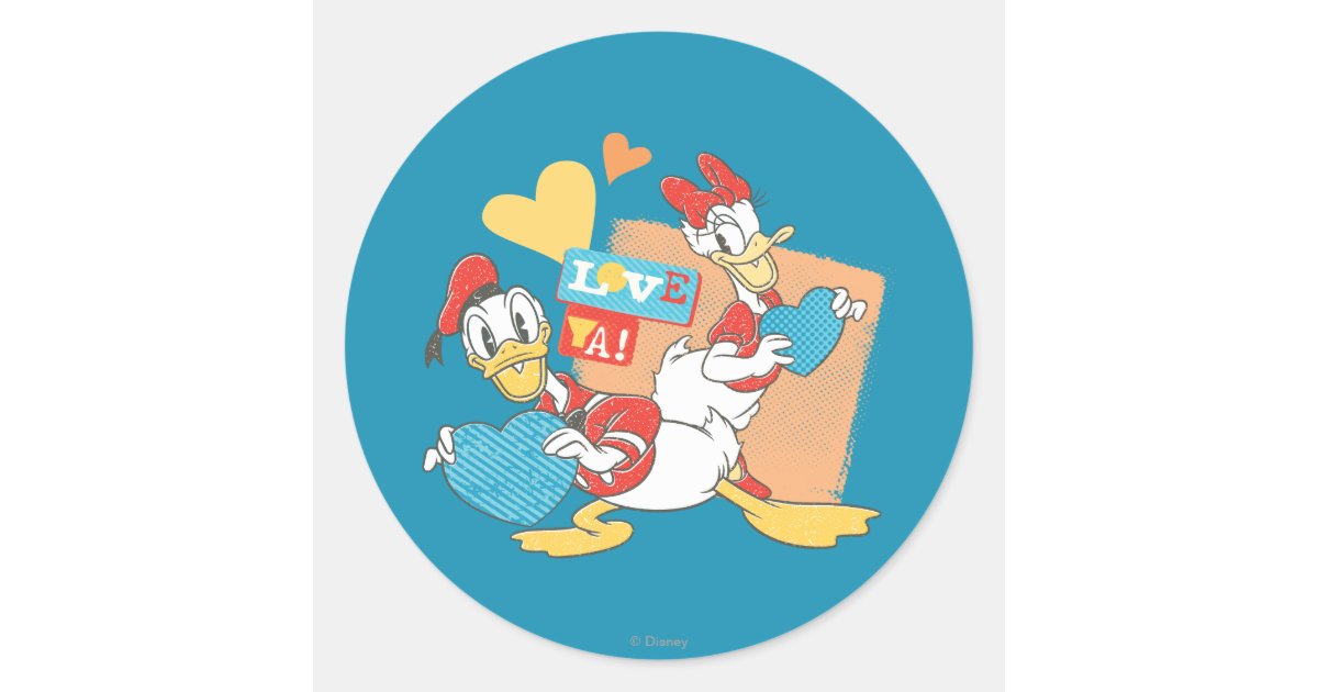 Love Ya! Classic Round Sticker | Zazzle