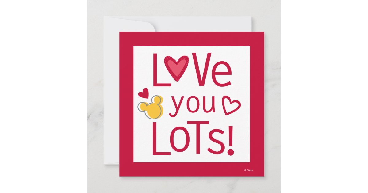 Love You Lots Valentine Holiday Card | Zazzle