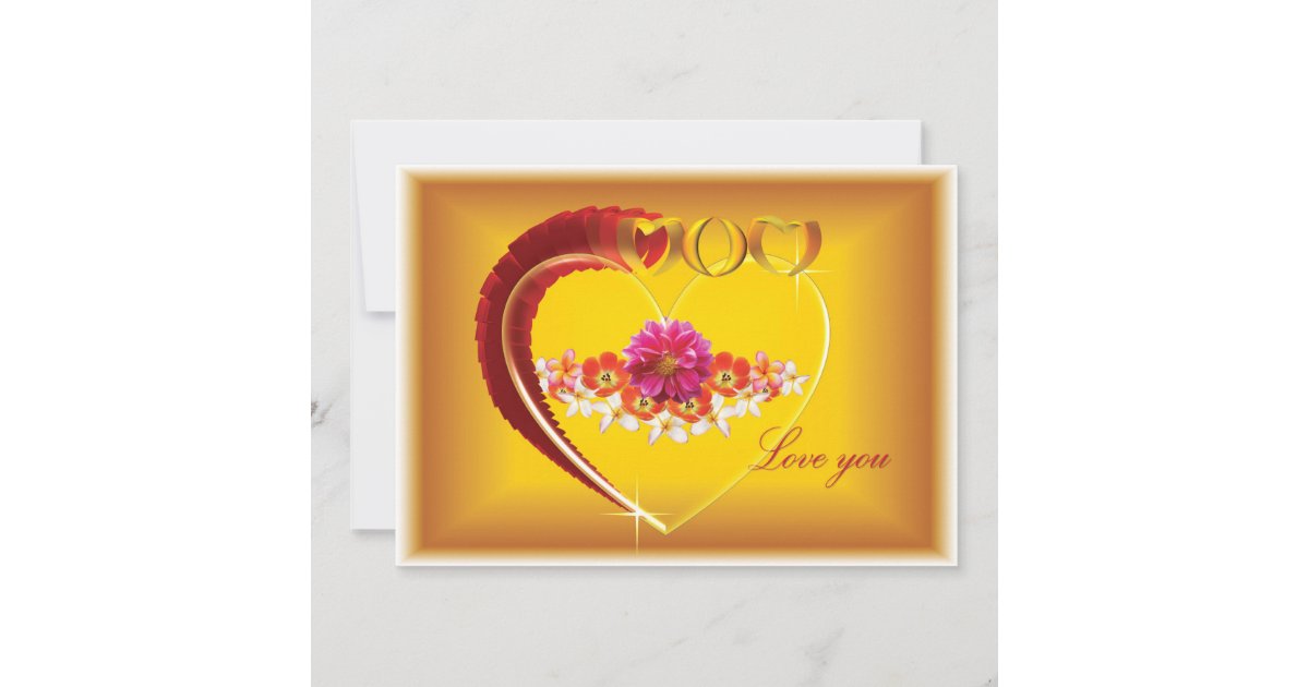 Love You Mom Happy Mother's Day Card | Zazzle