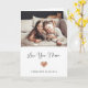 Love You Mom | Script and Heart with Photo Card | Zazzle