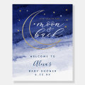 Love You to the Moon and Back Welcome Sign | Zazzle