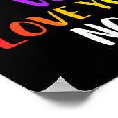 Love Your Neighbor Motivational Diverse Classroom Poster | Zazzle