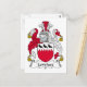 Lovelace Family Crest Postcard | Zazzle