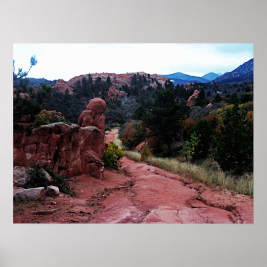 Lovely Colorado Mountain Trail Poster | Zazzle.com