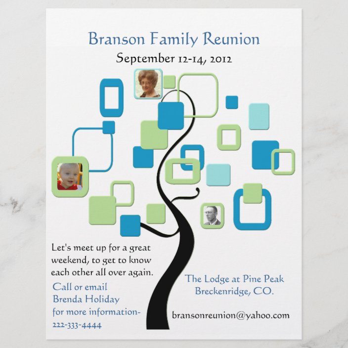 Lovely Family Reunion Flyer | Zazzle.com