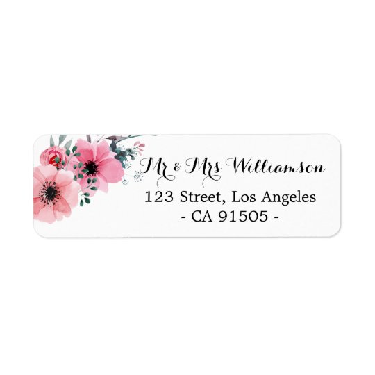 lovely floral botanical label | Zazzle.com