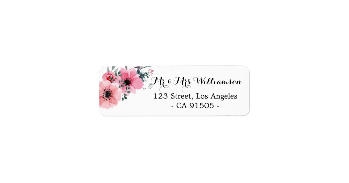 lovely floral botanical label | Zazzle.com