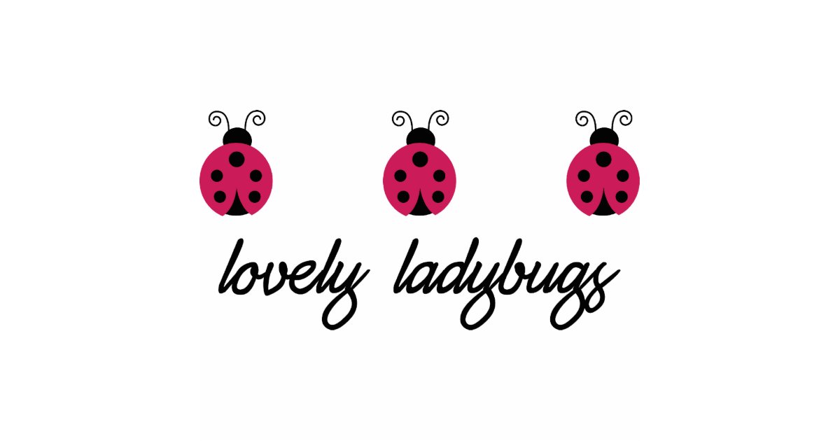 Lovely Ladybugs Cutout | Zazzle