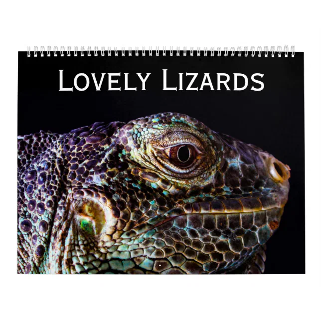 Lovely Lizards Calendar | Zazzle