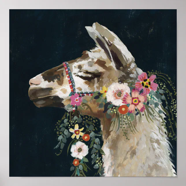 Lovely Llama Poster | Zazzle