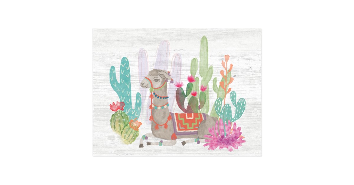 Lovely Llamas I Postcard | Zazzle.com
