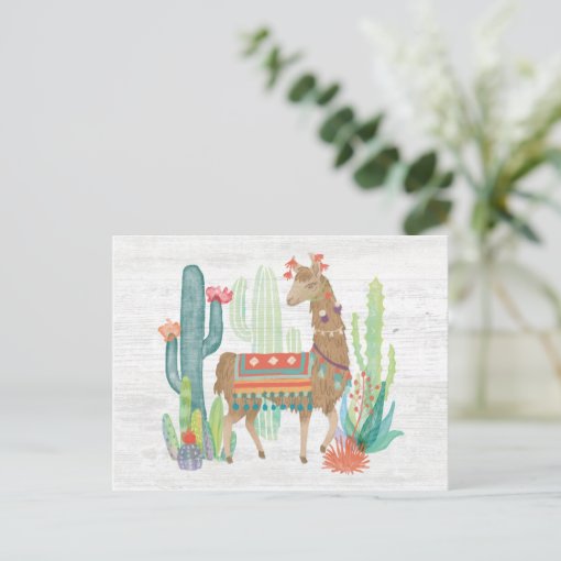 Lovely Llamas III Postcard | Zazzle