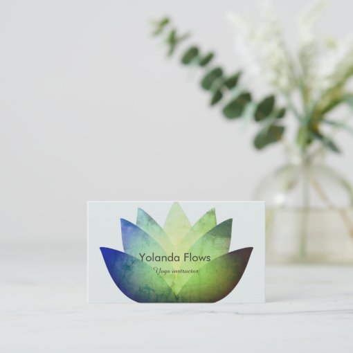Lovely Lotus Flower Business Card | Zazzle