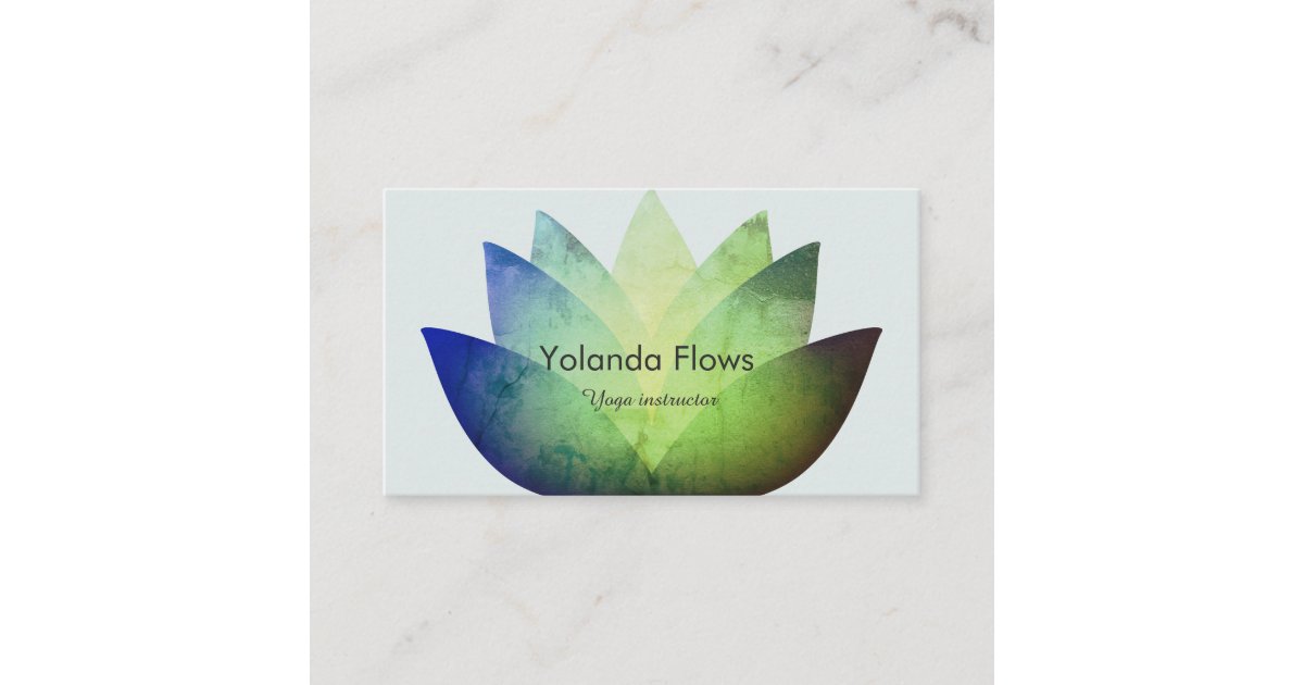 Lovely Lotus Flower Business Card | Zazzle