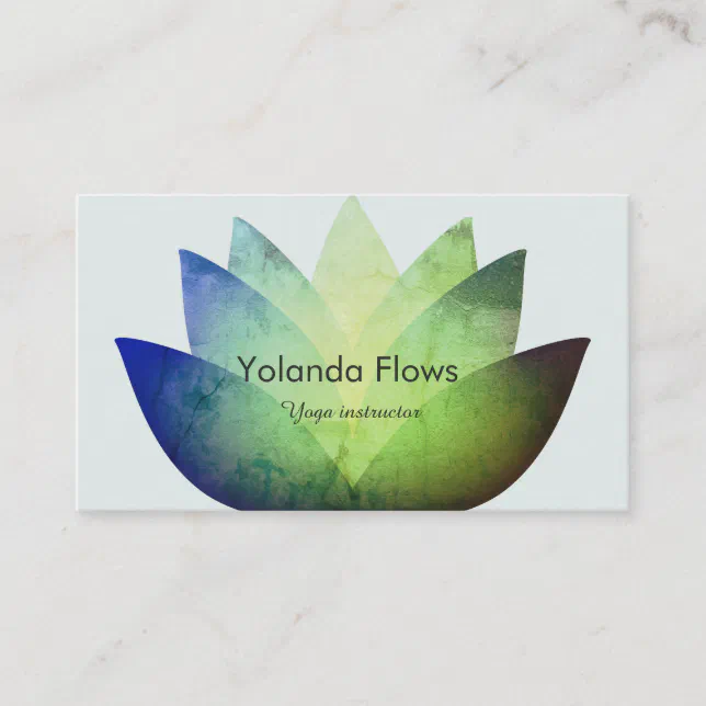 Lovely Lotus Flower Business Card | Zazzle