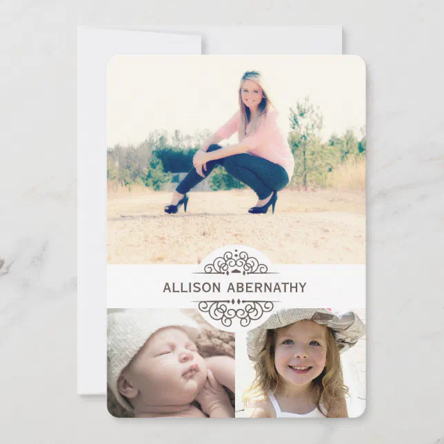 Lovely Then and Now Photo Graduation Party Invitation | Zazzle