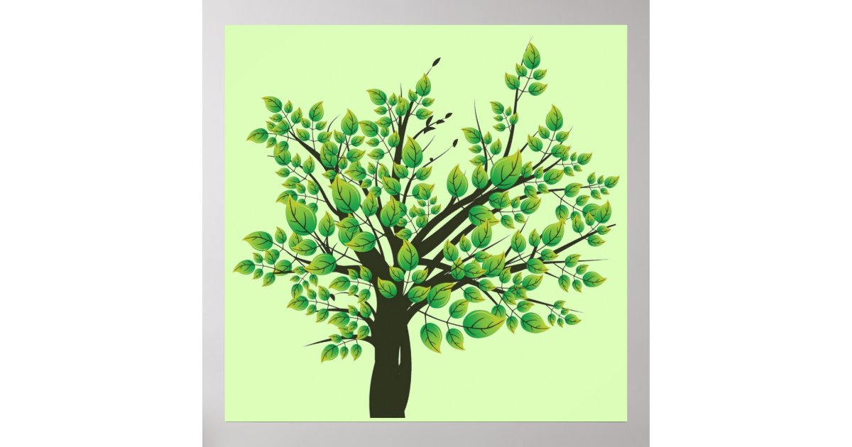 Lovely Tree Poster | Zazzle