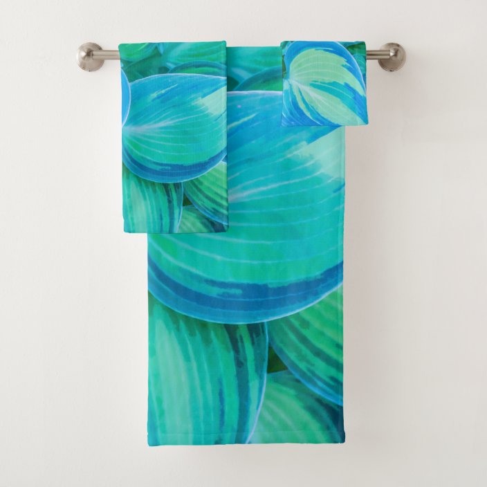Lovely Tropical Leaves Artwork | Towel Set | Zazzle.com