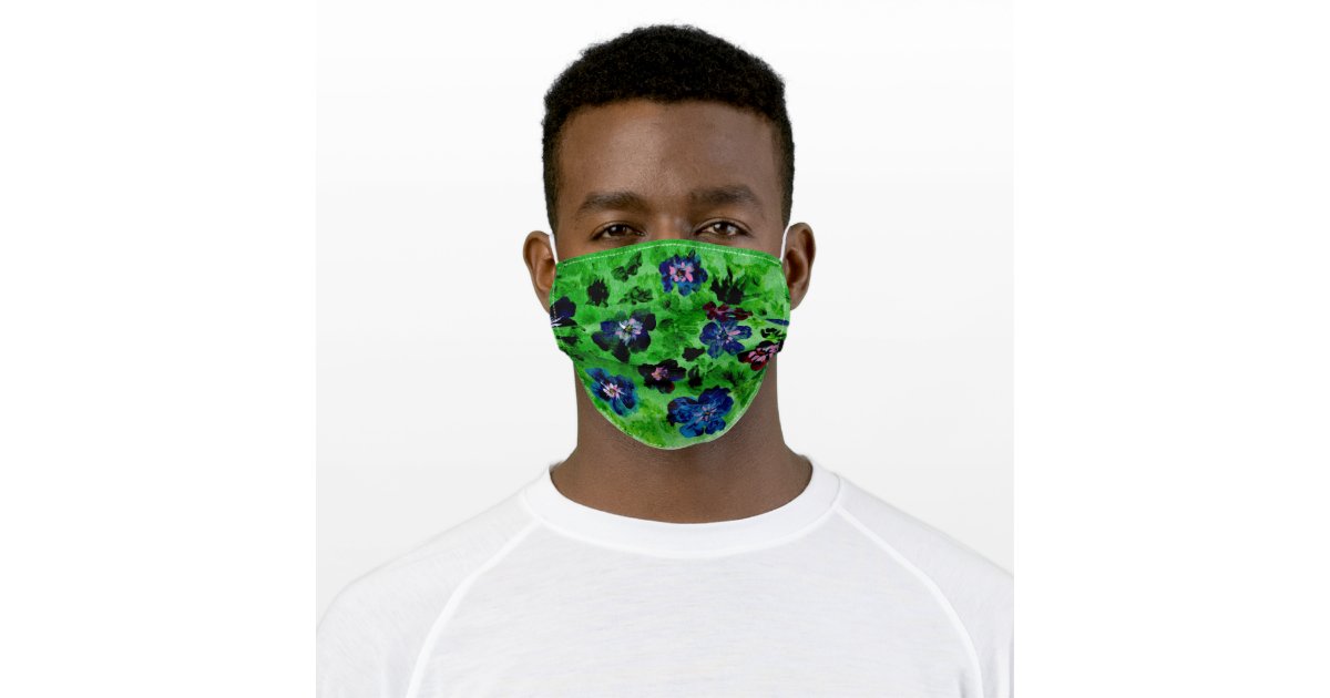 Lovely violets face mask | Zazzle.com