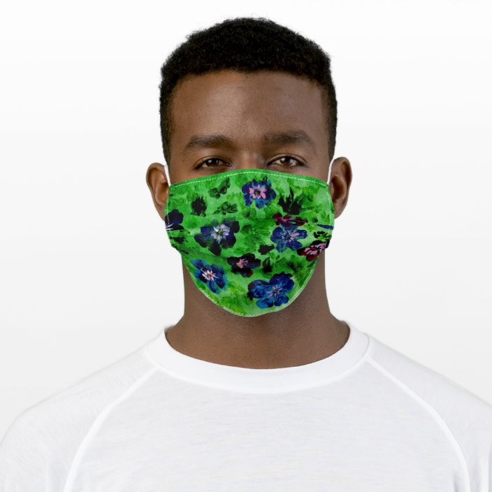 Lovely violets face mask | Zazzle.com
