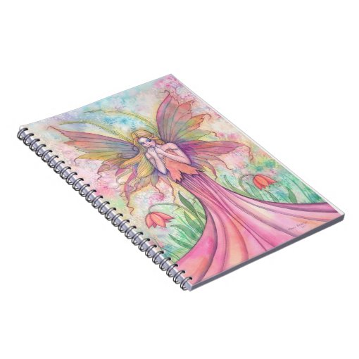 Lovely Wildflower Fairy Notebook | Zazzle