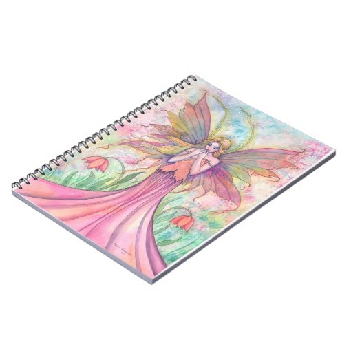 Lovely Wildflower Fairy Notebook | Zazzle