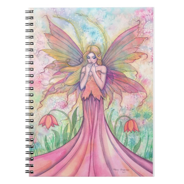 Lovely Wildflower Fairy Notebook | Zazzle.com