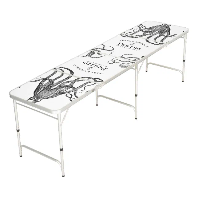 Love's Tentacles | Octopus Themed Beer Pong Table | Zazzle