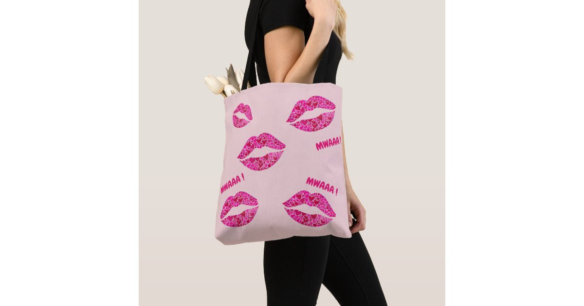 Loving Lips 01 MWAAA! Tote Bag | Zazzle