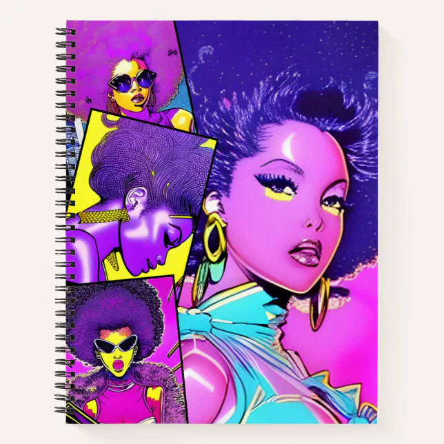Loving My Crown Comic Style Notebook | Zazzle