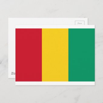 Low Cost! Guinea Flag Postcard | Zazzle