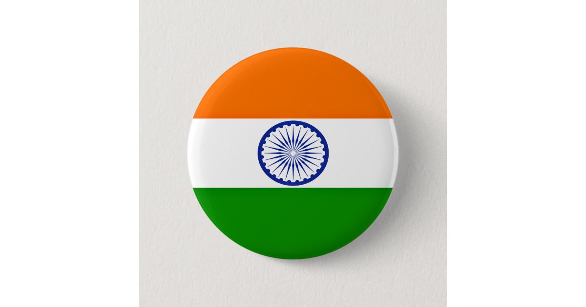 Low Cost! India Flag Button | Zazzle