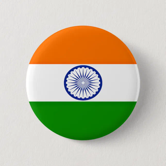 Low Cost! India Flag Button | Zazzle