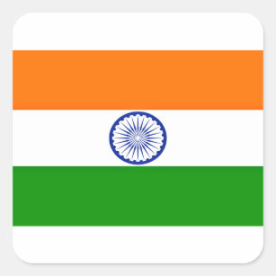 India Flag Stickers | Zazzle
