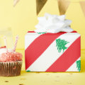 Low Cost! Lebanon Flag Wrapping Paper | Zazzle