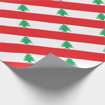 Low Cost! Lebanon Flag Wrapping Paper | Zazzle