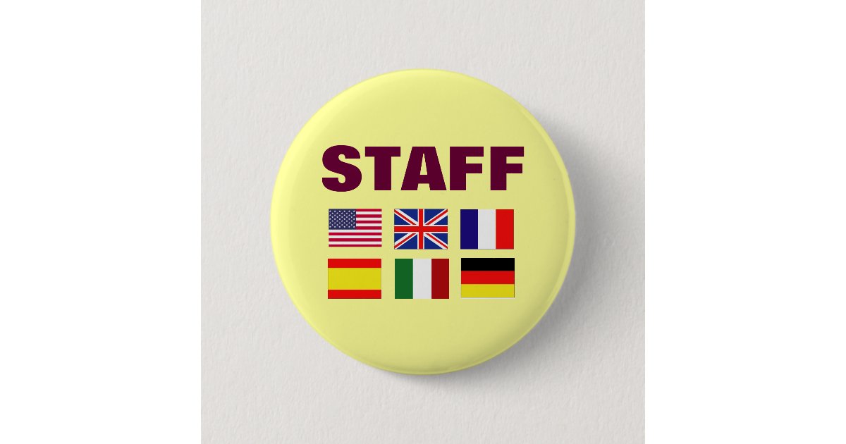 Low Cost Staff Badges in Bulk For Festivals Events Pinback Button | Zazzle
