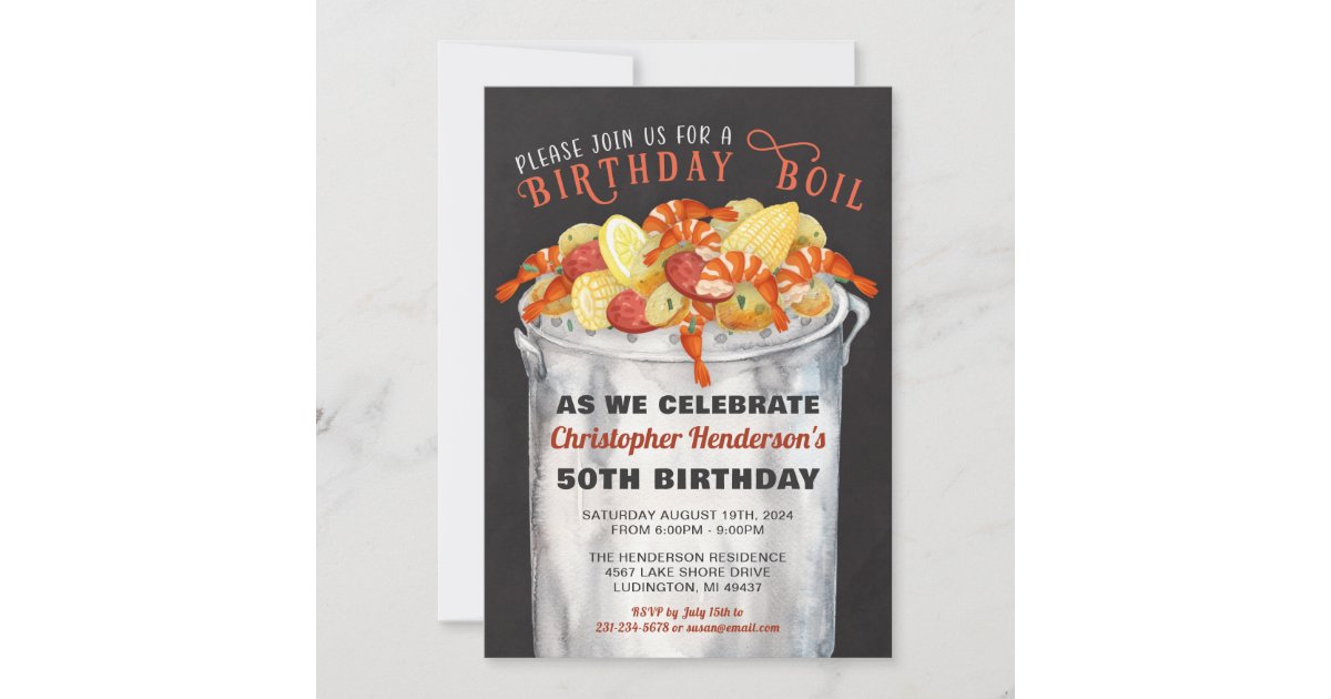 Low Country Boil Invitation | Zazzle