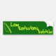 Low Emissions Vehicle Bumper Sticker | Zazzle