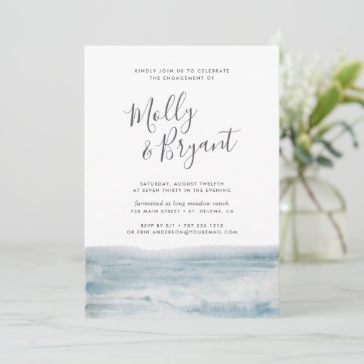 Low Tide Engagement Party Invitation | Zazzle