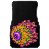 Lowbrow Trippy Drippy Melting Eyeball Car Floor Mat | Zazzle