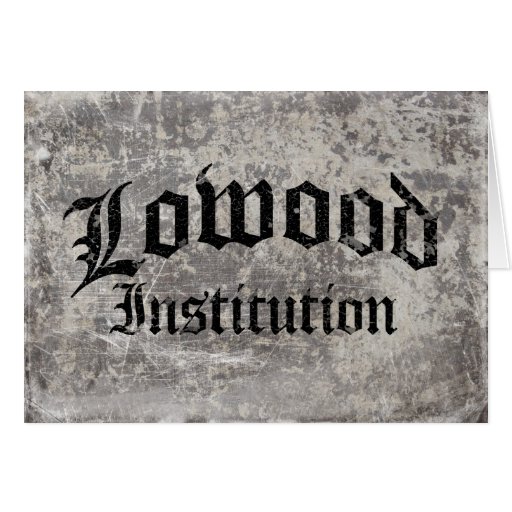 Lowood Institution Card | Zazzle