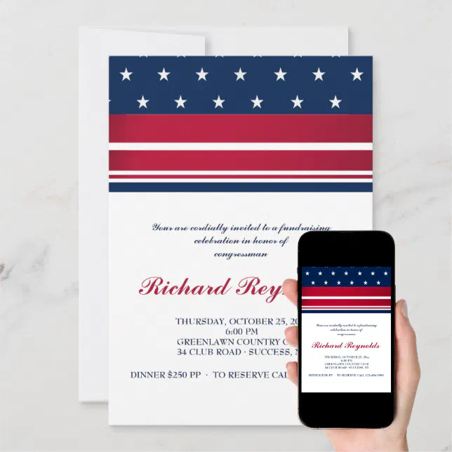 Loyal American Patriotic Invitation | Zazzle