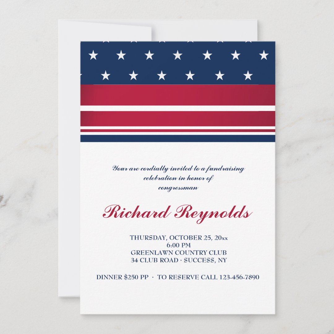 Loyal American Patriotic Invitation | Zazzle