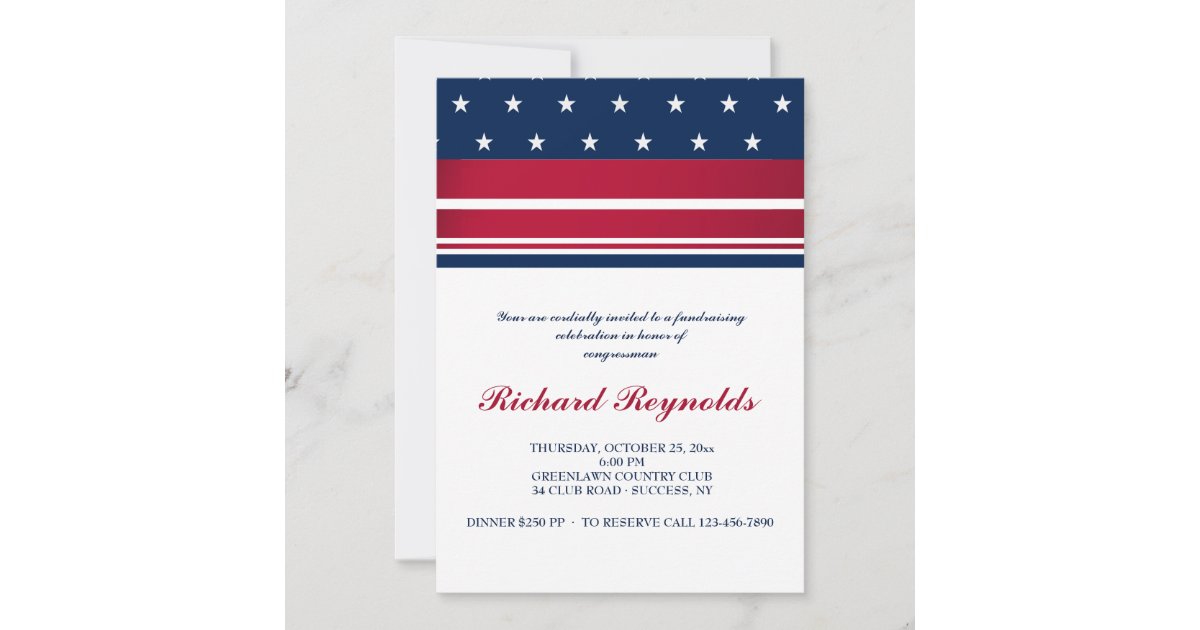 Loyal American Patriotic Invitation | Zazzle